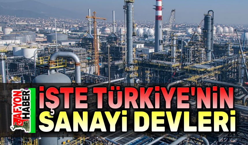 Türkiye’nin 500 Büyük Sanayi Kuruluşu açıklandı - Afyon Haber | Afyon ...