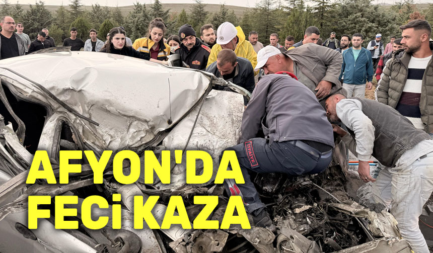 Afyon'da feci kaza, 1 ölü - Afyon Haber | Afyon haberleri | Afyon haber son dakika > Afyon postası